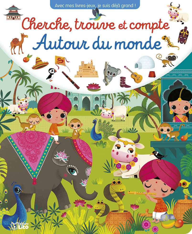 Cherche, trouve et compte - autour du monde | Pichon