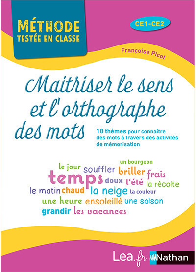 Maîtriser le sens et l'orthographe des mots CE1-CE2 | Pichon