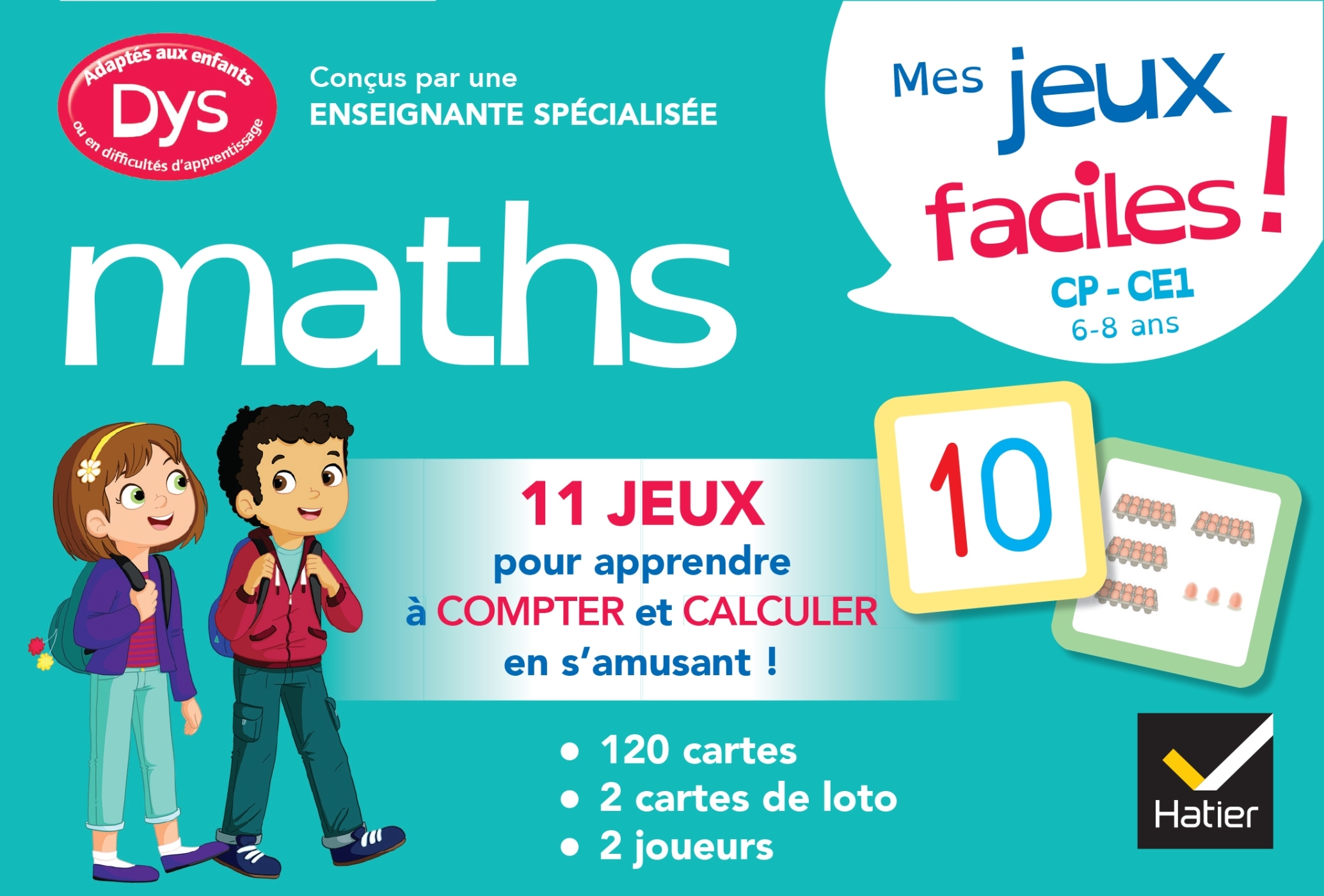 MES JEUX DE MATHS FACILE ! DYS (CP-CE1) | Pichon