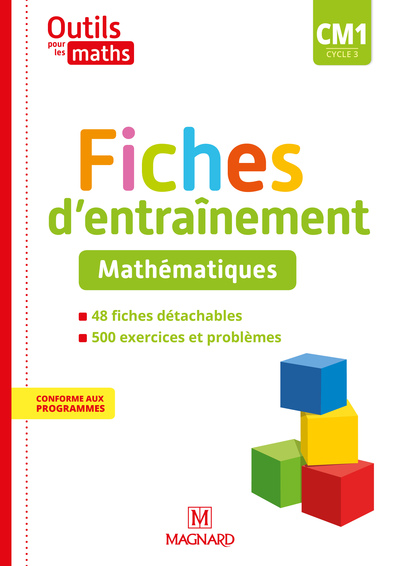 Outils pour les maths CM1 (2020) - fiches d'entrainement | Pichon