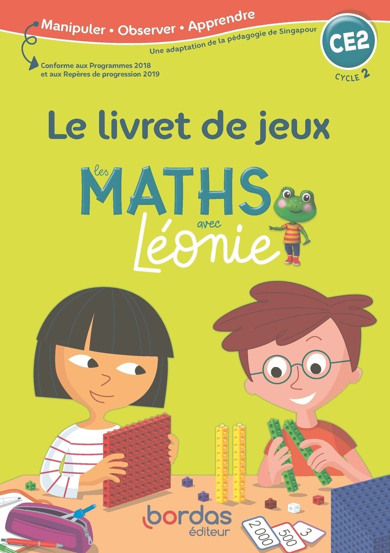 Les maths avec Léonie CE2 Livret de jeux édition 2020 | Pichon