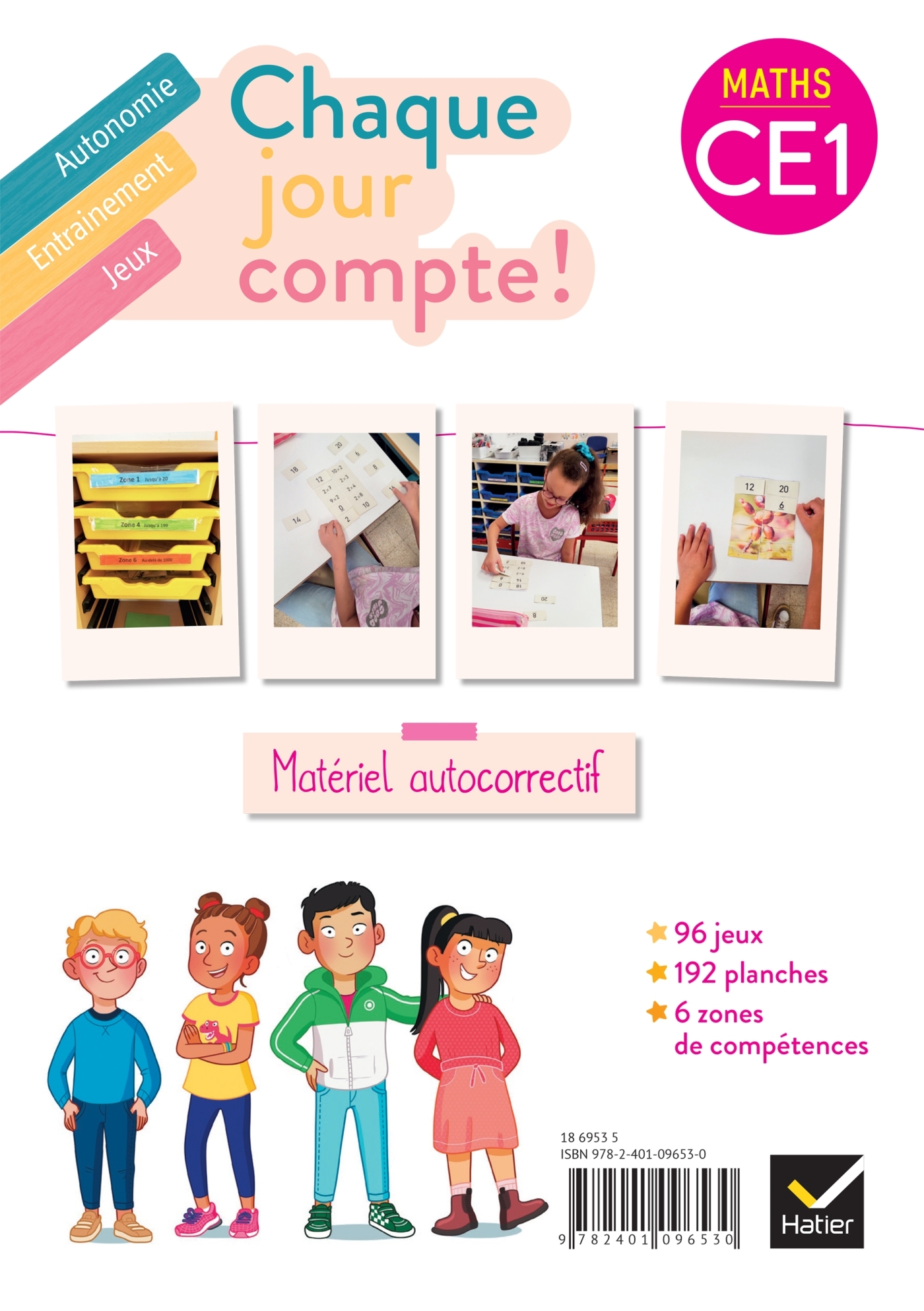 CHAQUE JOUR COMPTE - MATHS CE1 ED. 2023 - LES ATEL | Pichon
