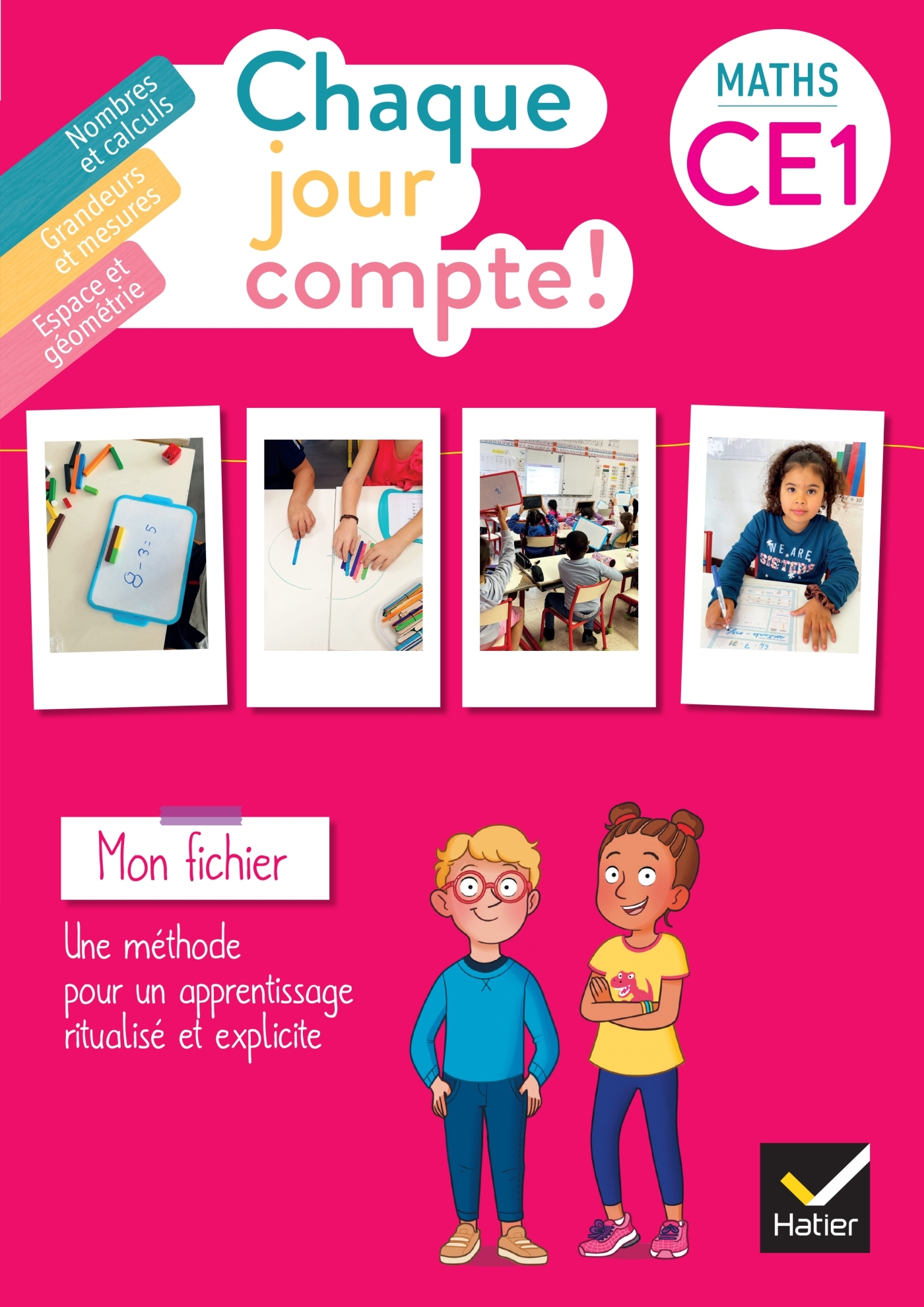 CHAQUE JOUR COMPTE - MATHS CE1 ED. 2023 - FICHIER | Pichon